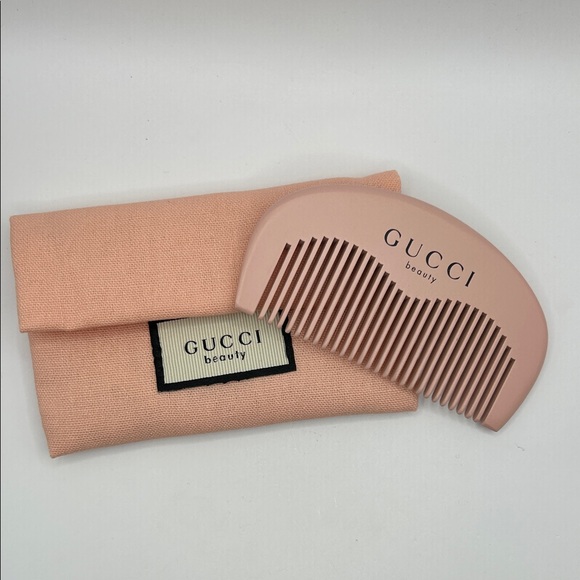 Gucci | Accessories | Gucci Beauty Pink Wooden Comb With Pouch Nwt ...